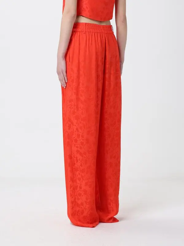 Pinko Wide Leg Trousers - Coral