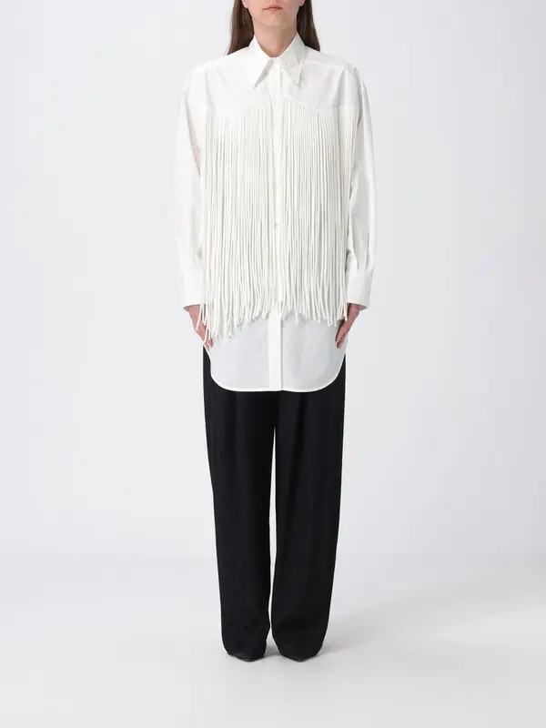 Pinko Fringe Detailed Shirt Dress