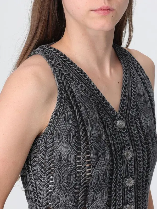 Pinko Halter Neck Button-up Waistcoat