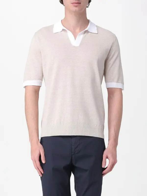 Eleventy Polo Shirt - Sand