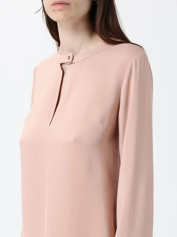 Liviana Conti Draped Plunge Neck Top