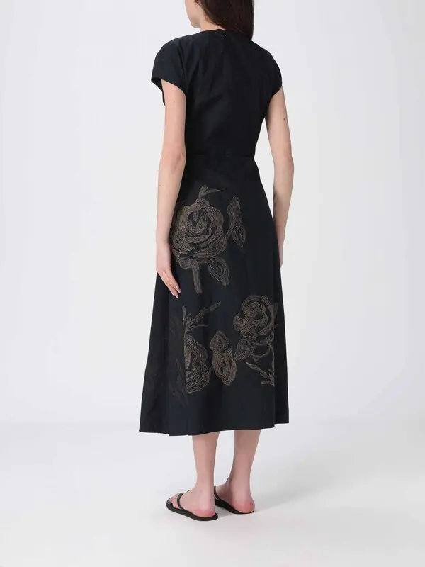 Liviana Conti Embroidered Floral Dress