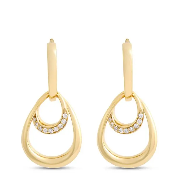 Benbridge Double Loop Earrings, 14k Yellow Gold,|11/03139-0 - Yg