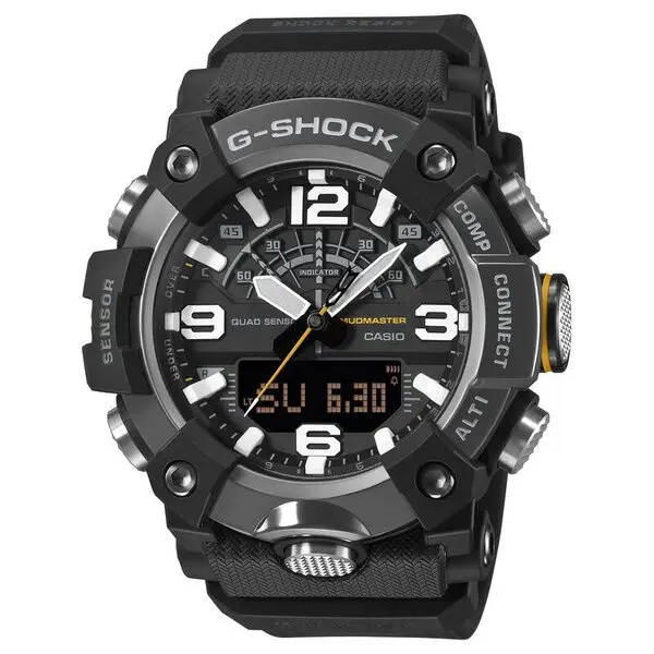G-Shock Master Of G Land Mudmaster Black Dial Watch - Stainless Steel