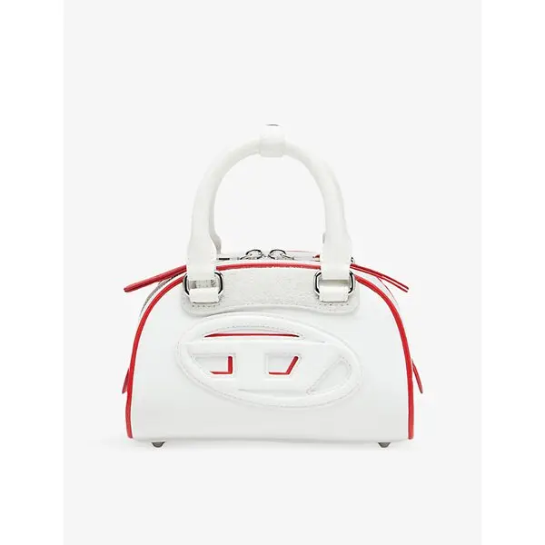 DIESEL® 1dr Dome Leather Cross-body Bag