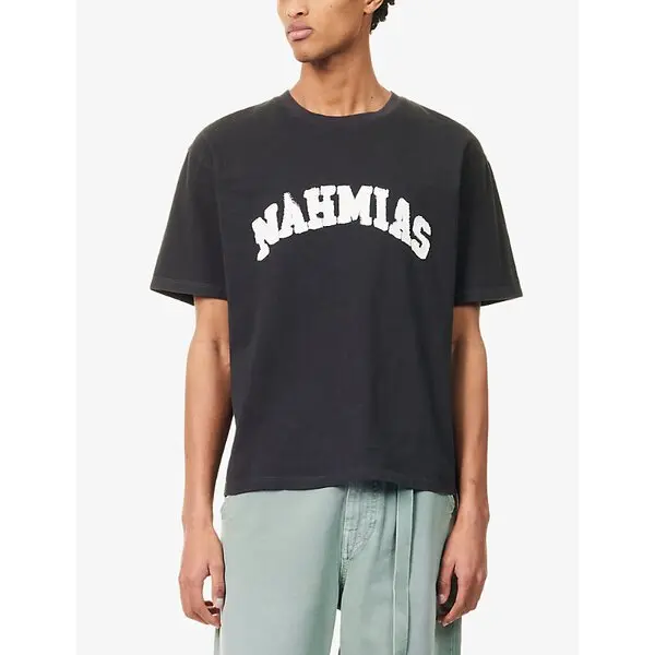 NAHMIAS Arch Logo-print Cotton-jersey T-shirt
