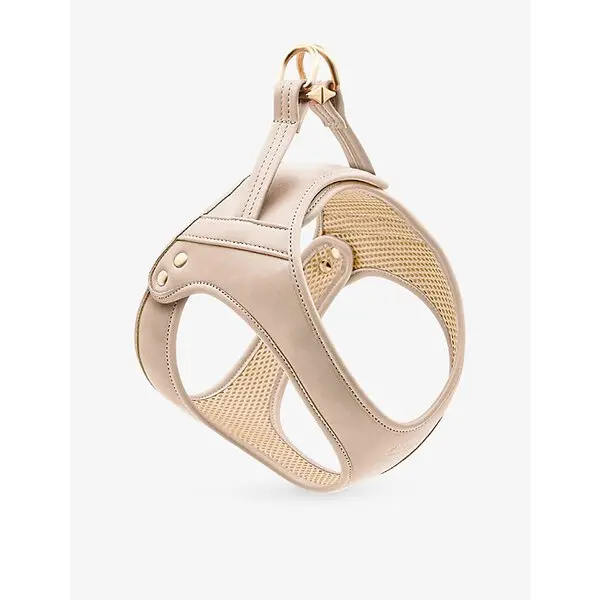 CAFIDE Vegan Leather Dog Harness - Beige
