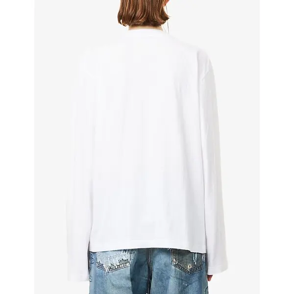 Acne Studios Long-sleeve Logo Cotton T-shirt
