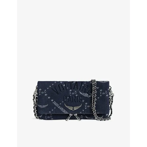 Zadig&Voltaire Rock Denim Clutch