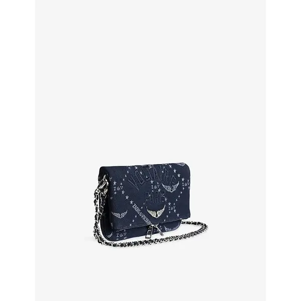 Zadig&Voltaire Rock Denim Clutch