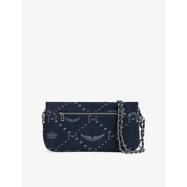 Zadig&Voltaire Rock Denim Clutch