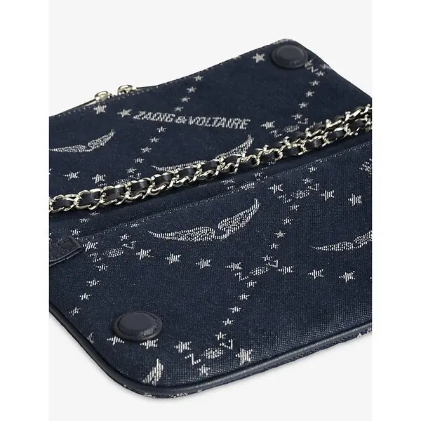 Zadig&Voltaire Rock Denim Clutch
