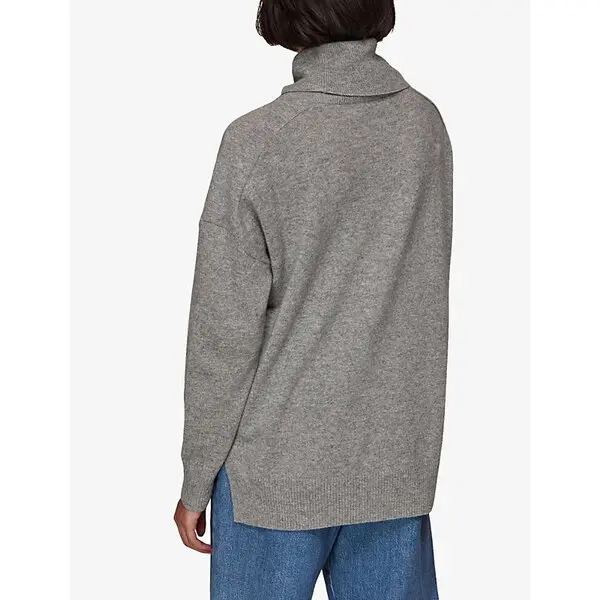 Whistles Roll Neck Cashmere Jumper