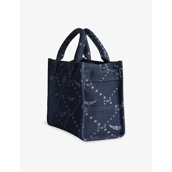 Zadig&Voltaire Branded Denim Tote Bag - Silent