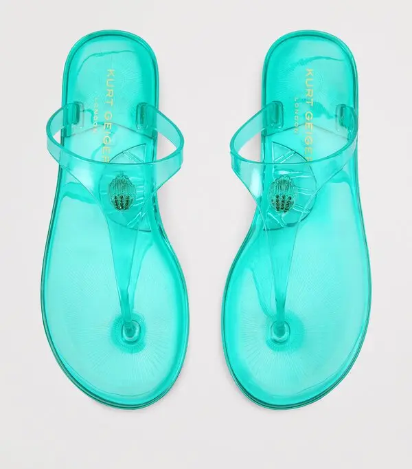 Kurt Geiger Maddison T-bar Sandals - Green