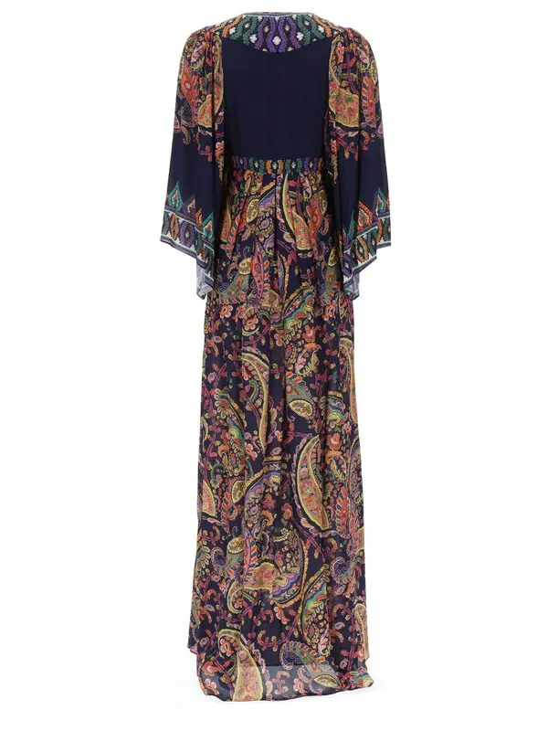 Etro Paisley Print Maxi Dress