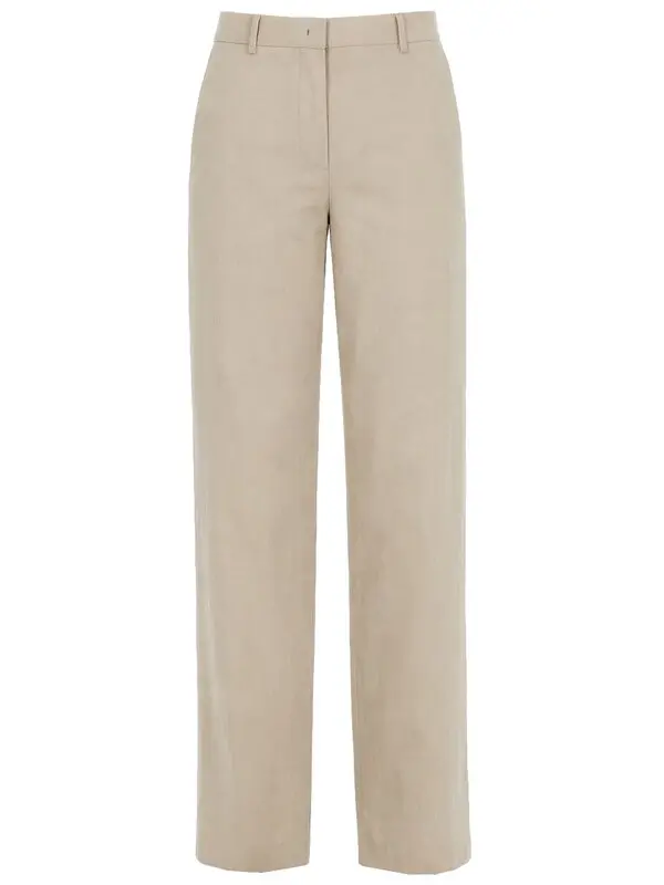 Paul Smith Tailored Linen Trousers - Beige