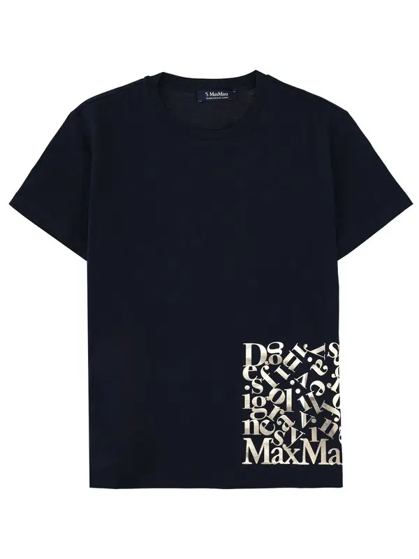 Max Mara Edile Logo T-shirt - Blue