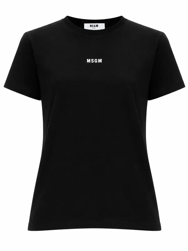 MSGM T-shirt With Logo - Black