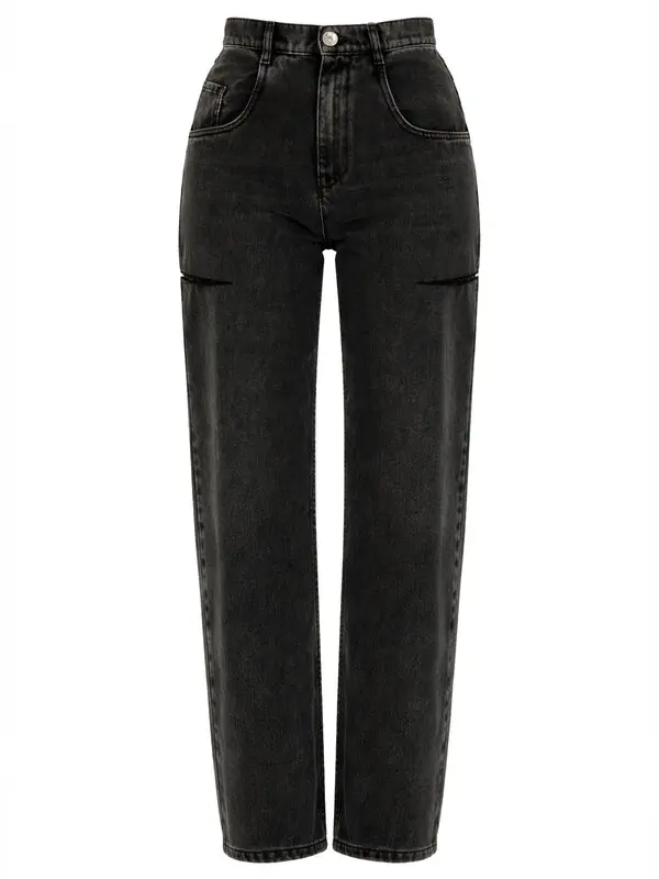 MAISON MARGIELA Cut Out Detailed Jeans - Black