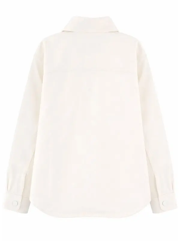 AMI Paris Logo Overshirt - Ivory