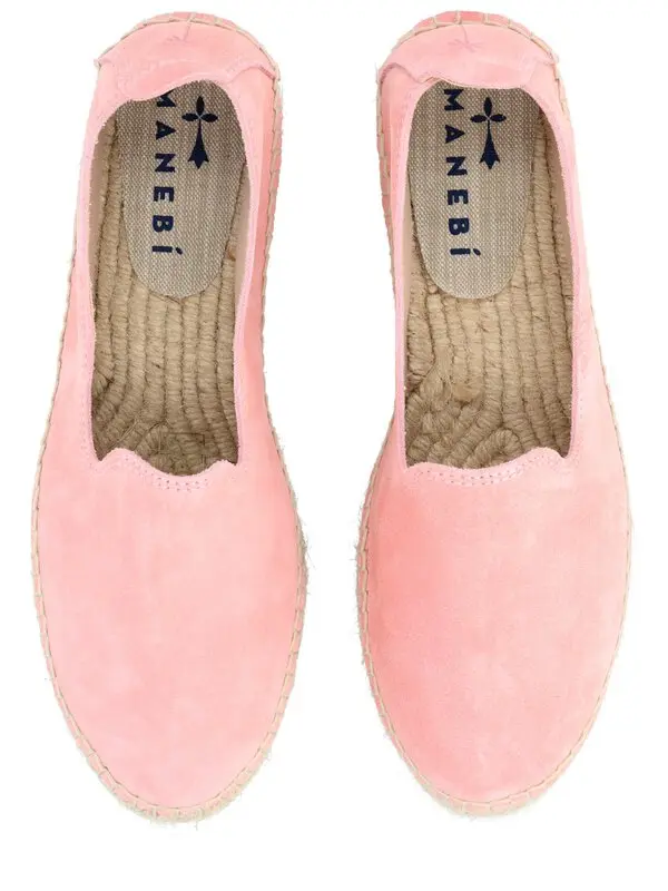 Manebí Suede Espadrilles - Pink