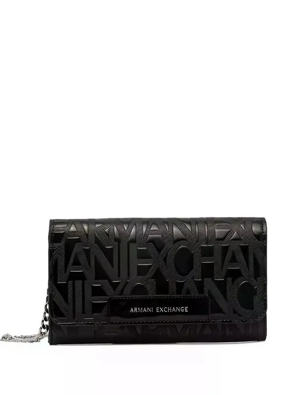 Armani Exchange Embossed Clutch Bag