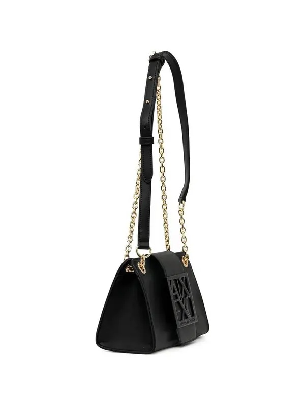 Armani Exchange Crossbody Bag With Logo - Black