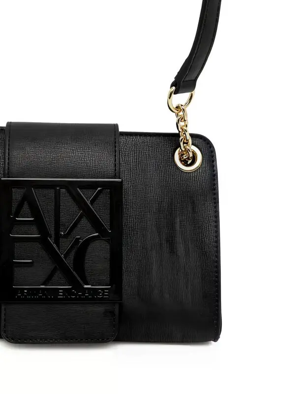 Armani Exchange Crossbody Bag With Logo - Black