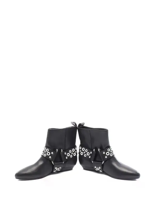 LOUIS VUITTON 2019 Monogram Strap Short Boots