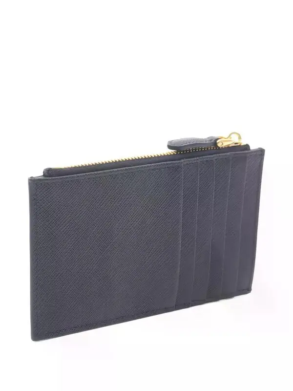 Prada Saffiano Triangle-logo Cardholder