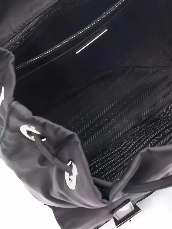 Prada Logo-plaque Backpack