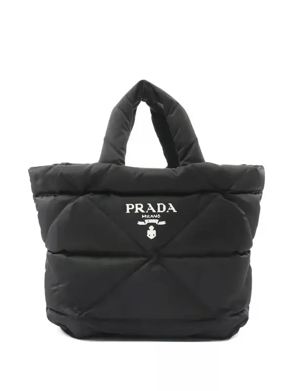 Prada 2010's Quilted Nylon Tote Bag