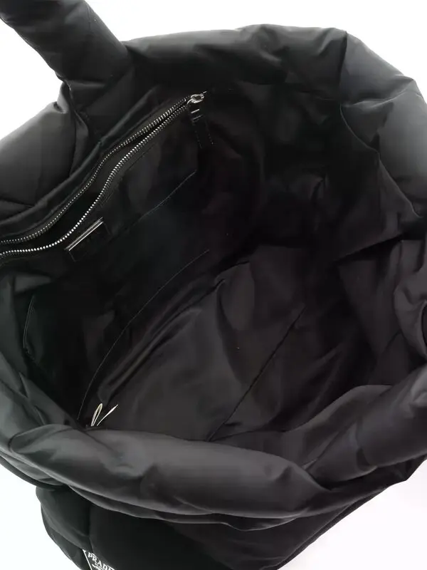 Prada 2010's Quilted Nylon Tote Bag