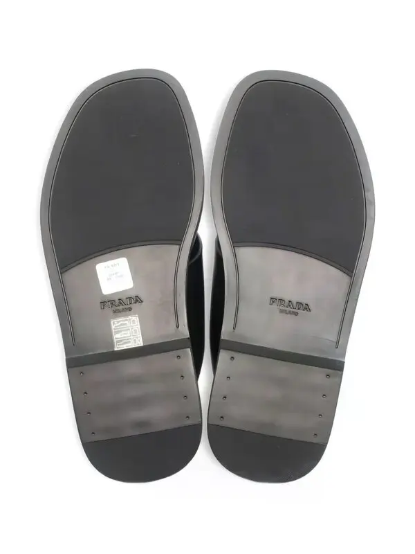 Prada Criss-cross-strap Leather Sandals