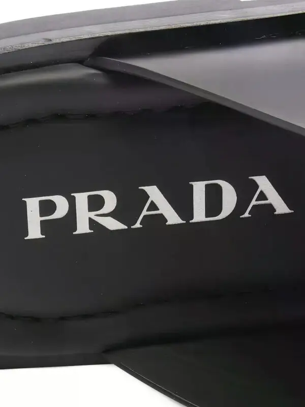 Prada Criss-cross-strap Leather Sandals