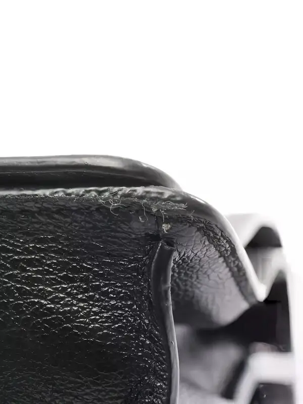 Prada 2010s Glace Leather Shoulder Bag