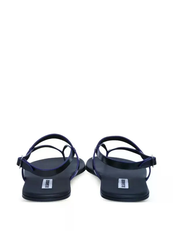 JIL SANDER Buckle-strap Flat Sandals