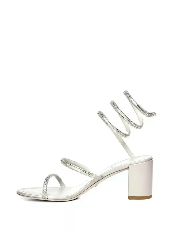 Rene Caovilla Cleo Crystal-embellished Heeled Sandals