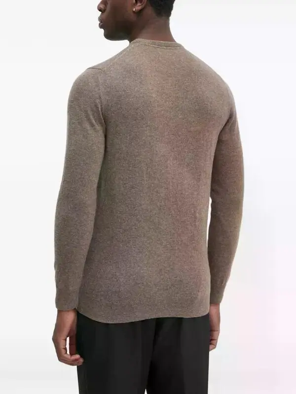 Barbour Crew Neck Sweater With Embroidered Logo