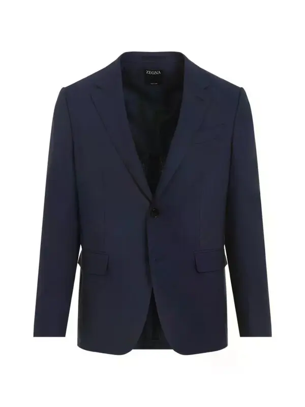 Zegna Flap-pocket Linen Blazer