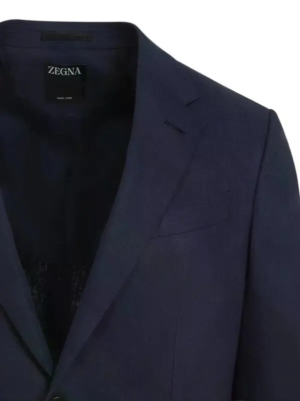 Zegna Flap-pocket Linen Blazer