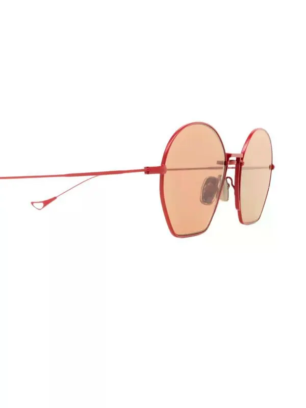 EYEPETIZER Royale Round-frame Sunglasses - Red