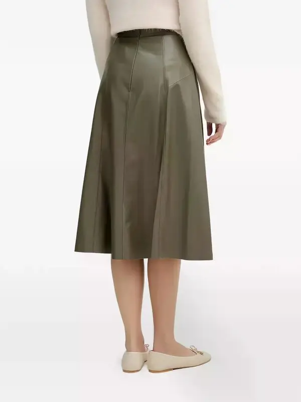 BENETTON A-line Midi Skirt