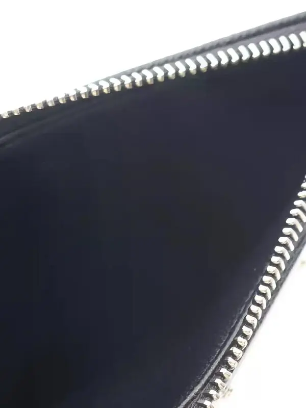 Prada 2020s Saffiano Logo-plaque Wallet - Black