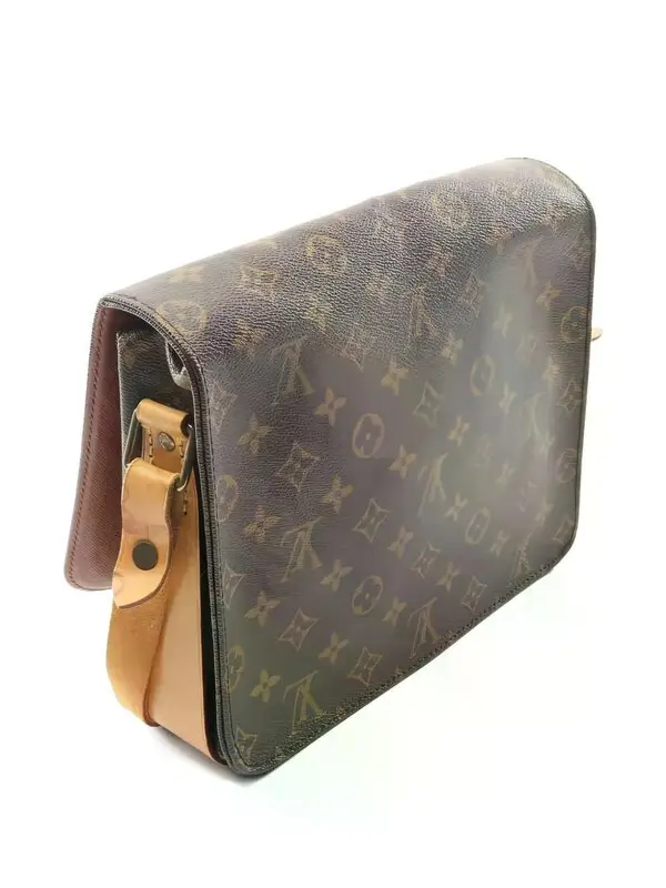 LOUIS VUITTON 1992 Gm Cartesier Monogram Shoulder Bag
