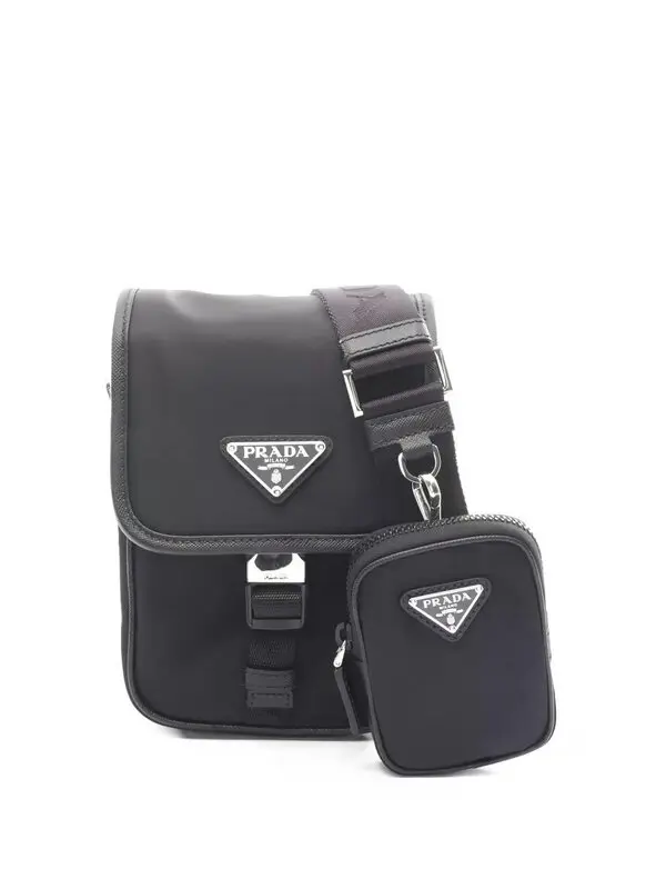 Prada 2020s Logo-plaque Shoulder Bag