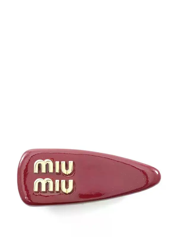 Miu Miu 1920s Hair Clip - Red