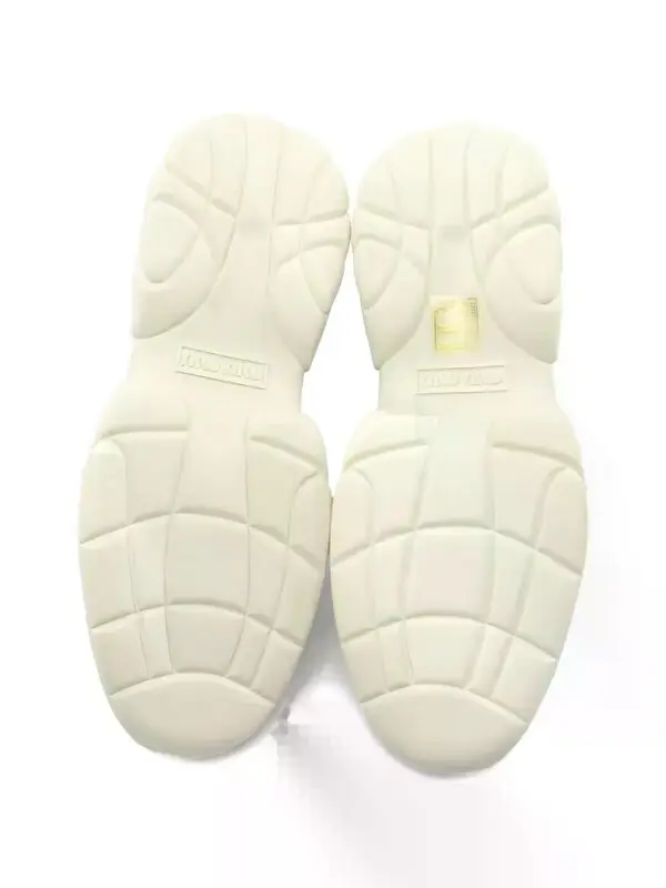 Miu Miu Metallic Quilted Sneakers