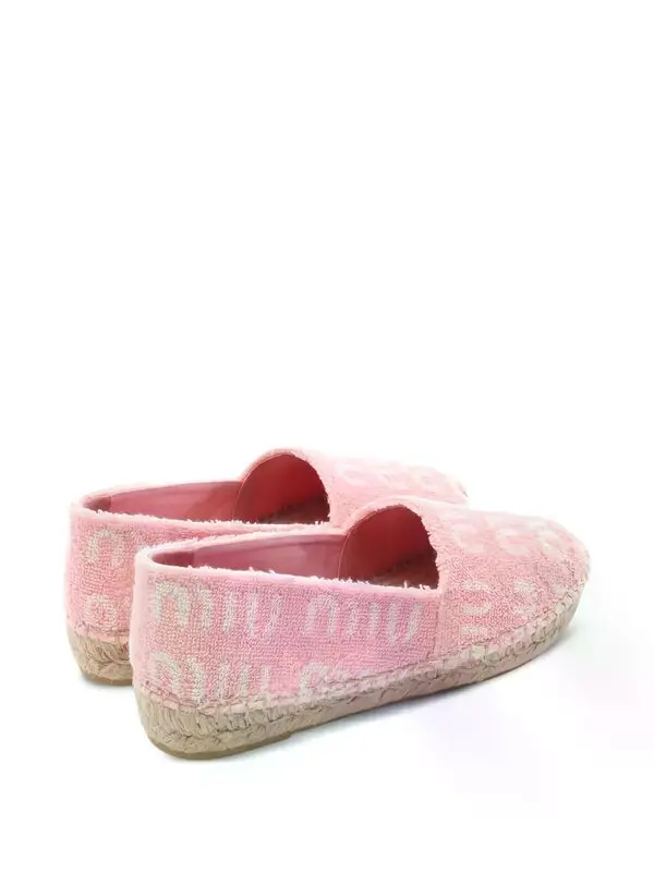 Miu Miu Logo-pattern Espadrilles